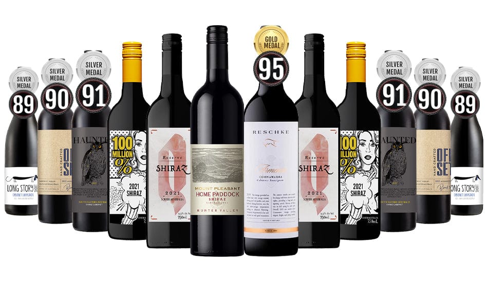 Buy Refined Red Wines Mixed - 12 Bottles including 5 Star Rated