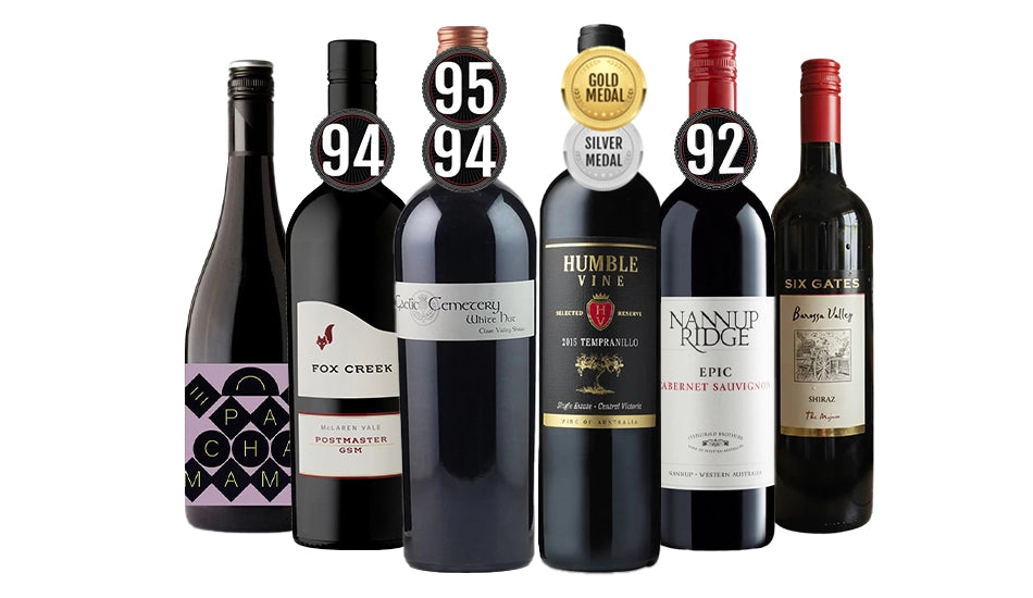 Top Value Premium Red Wine Mix – 6 Bottles | Just Wines Australia