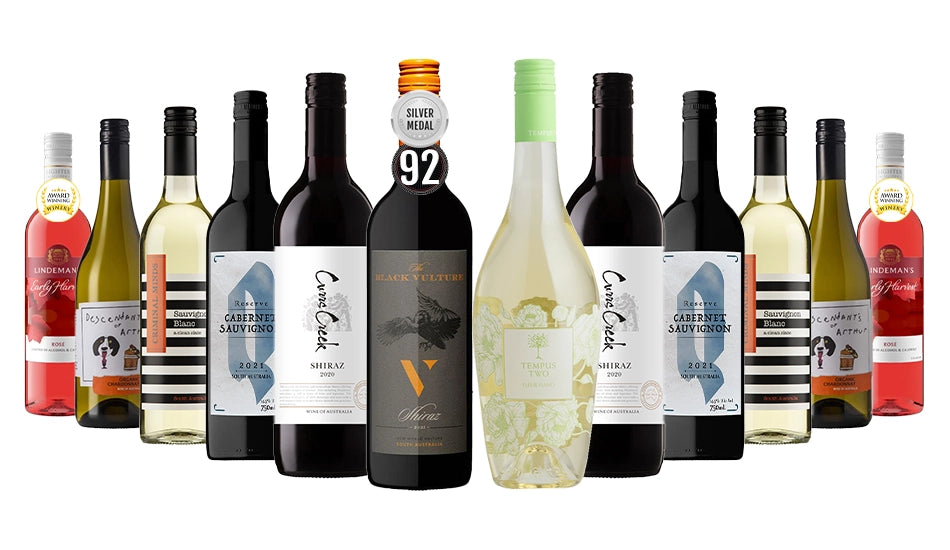 Winemaker’s Selection South Australia Red & White Wine Mix – 12 Bottle ...