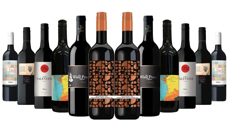 Buy Dazzling Premium Shiraz Mixed - 12 Bottles Online at Best Prices ...